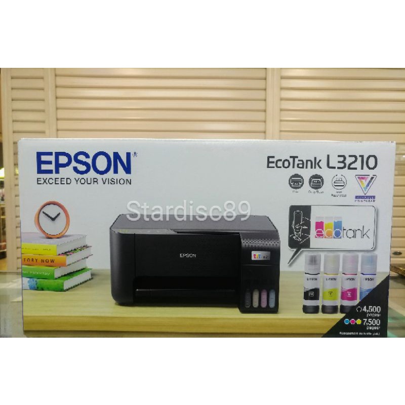 Jual Epson EcoTank L3210 All-in-One Ink Tank Priter Print,Scan ,Copy RESMI(BACA NOTE SEBELUM ...
