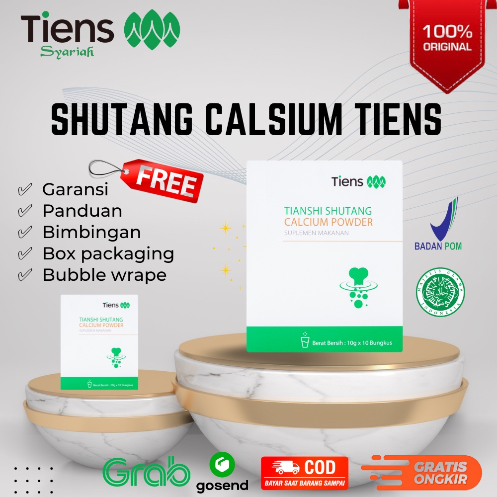 Jual SHUTANG CALSIUM CALCIUM POWDER TIENS TIANSHI SUSU KALSIUM OBAT ...