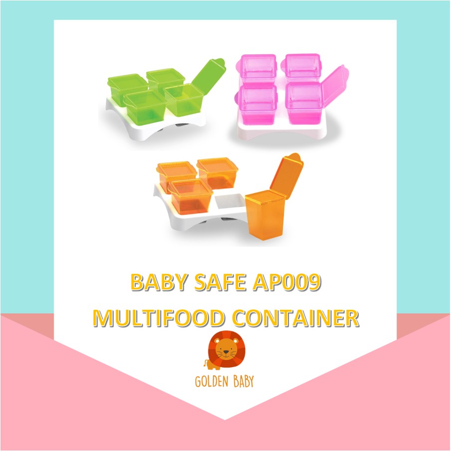 Jual Baby Safe Multi Food Container AP009 Tempat Penyimpan Makanan Bayi ...