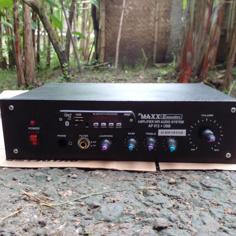 Jual Rakitan Power Amplifier 10A Subwoofer, Bluetooth, Mic,Plus Echo ...
