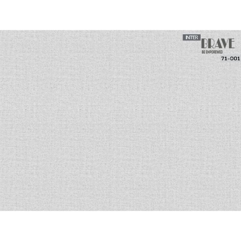 Jual Wallpaper Dinding Vinyl KoreaTimbul Inter Brave Polos Grey (71-001 ...