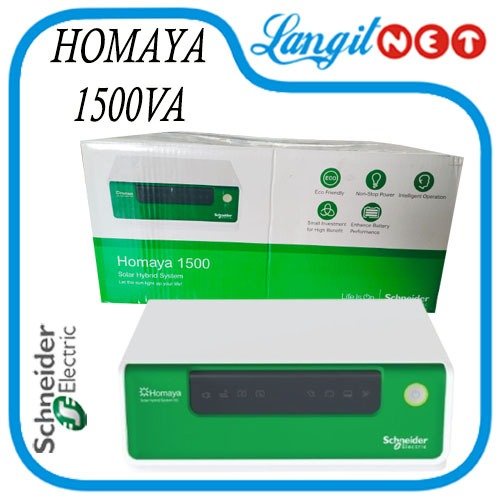 Jual SCHNEIDER INVERTER HOMAYA HYBRID HOME SYSTEM 1500VA | Shopee Indonesia