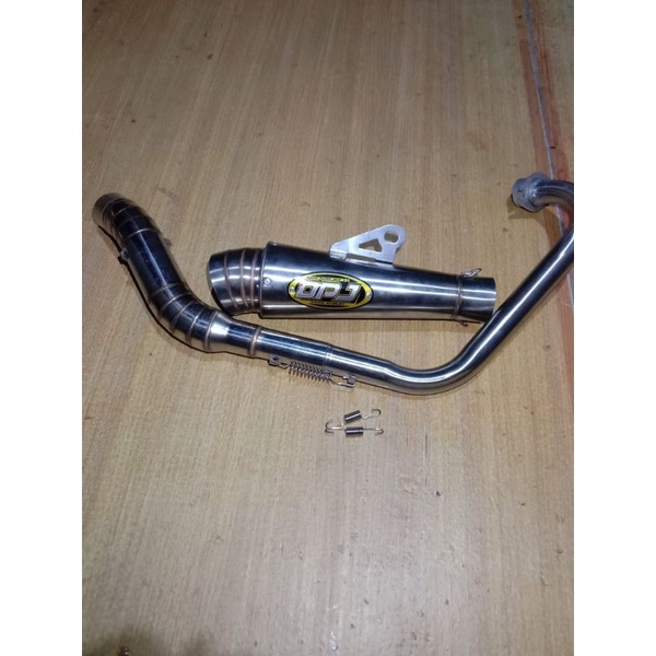 Jual knalpot racing dpj jigsaw keong sarteng leher kolong Klx D-Tracker ...