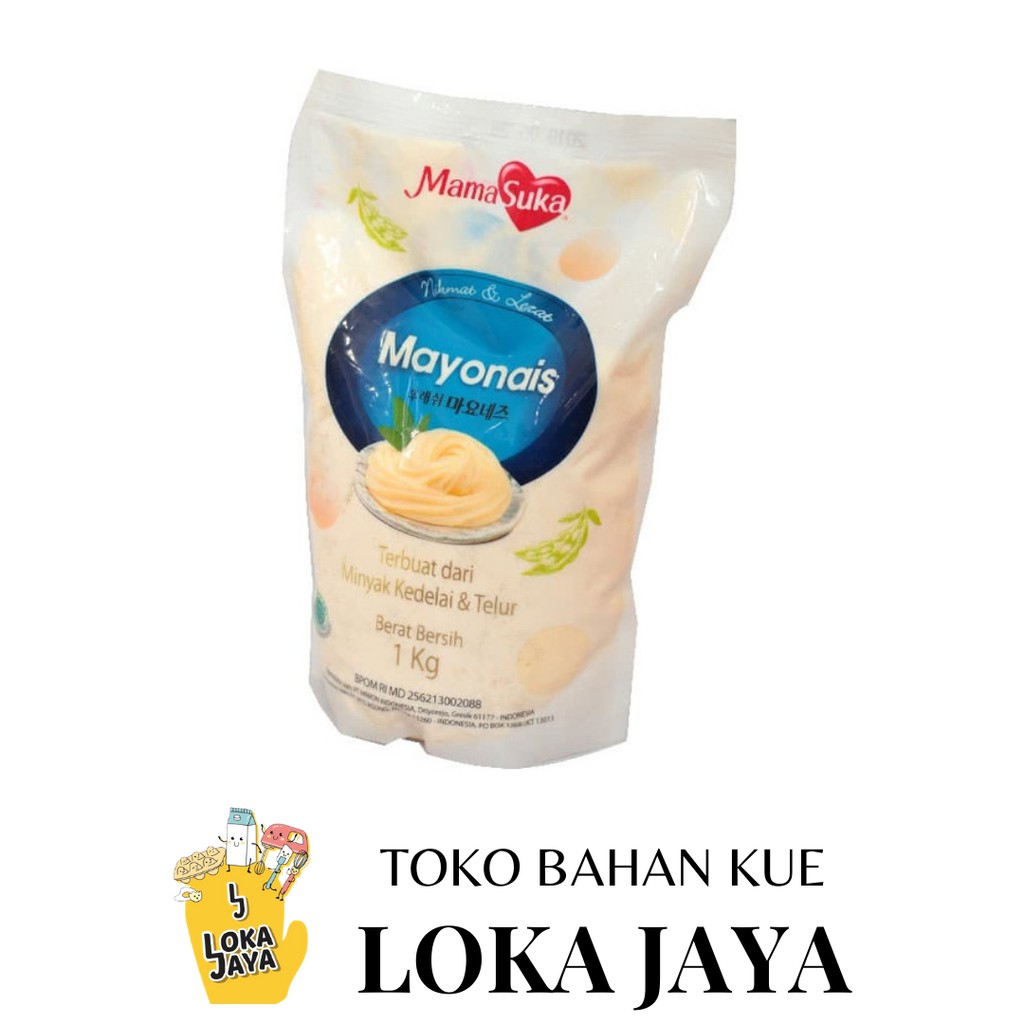 Jual LOKAJAYA - MAMASUKA MAYONAISE / MAYO / ORIGINAL 1 KG POCUH ...
