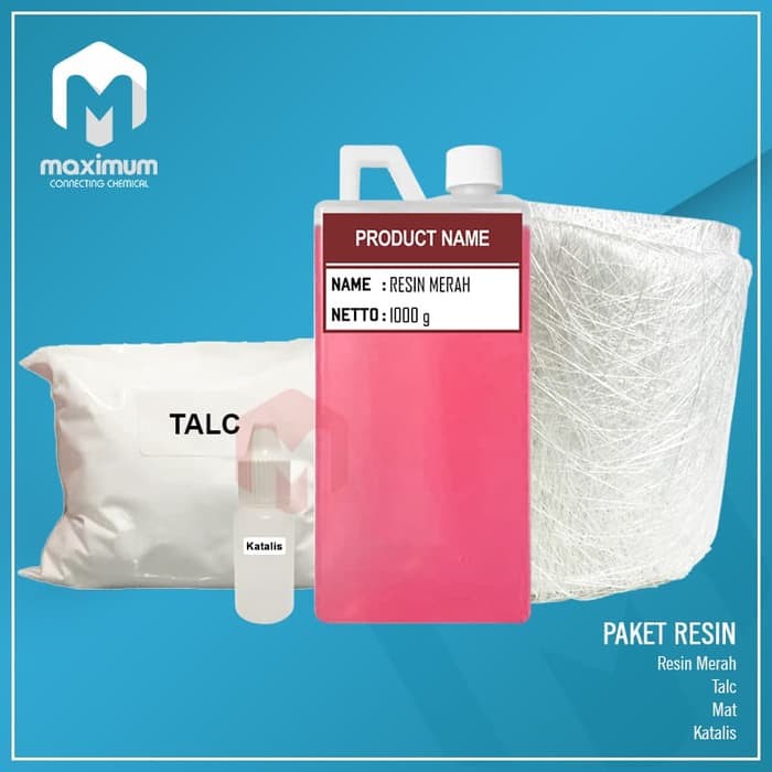 Jual PAKET RESIN (Resin, katalis, Mat, Talc) | Shopee Indonesia
