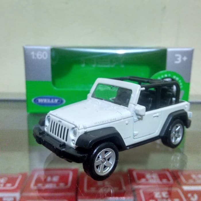 Jual Jeep Wrangler Rubicon koleksi Diecast mobil sport Welly skala 60 harga murah | Shopee Indonesia