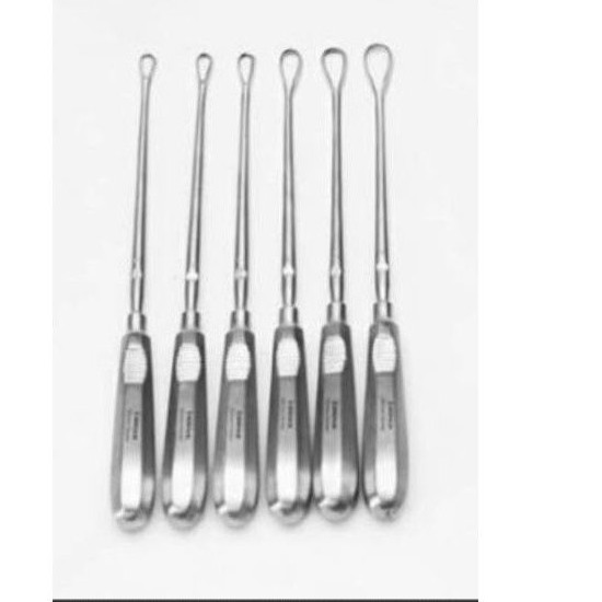 Jual Sendok Kuret set/uterine curettes Sim,s 6 pcs/set | Shopee Indonesia