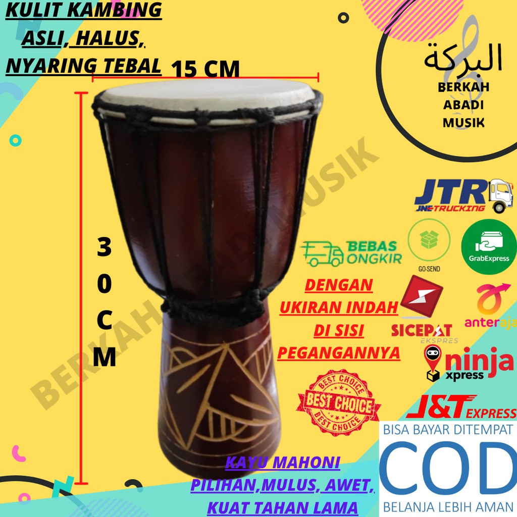 Jual JIMBE 30CM JIMBE SEDANG JIMBE ALAT MUSIK 30 CM JIMBE 30 CM Jimbe ...