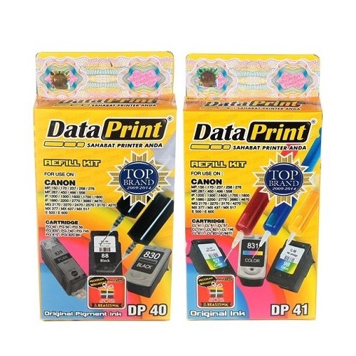 Jual TINTA SUNTIK DATAPRINT REFILL CANON DP40 BLACK DAN DP41 COLOR DATA PRINT DP 40 DP 41 ...