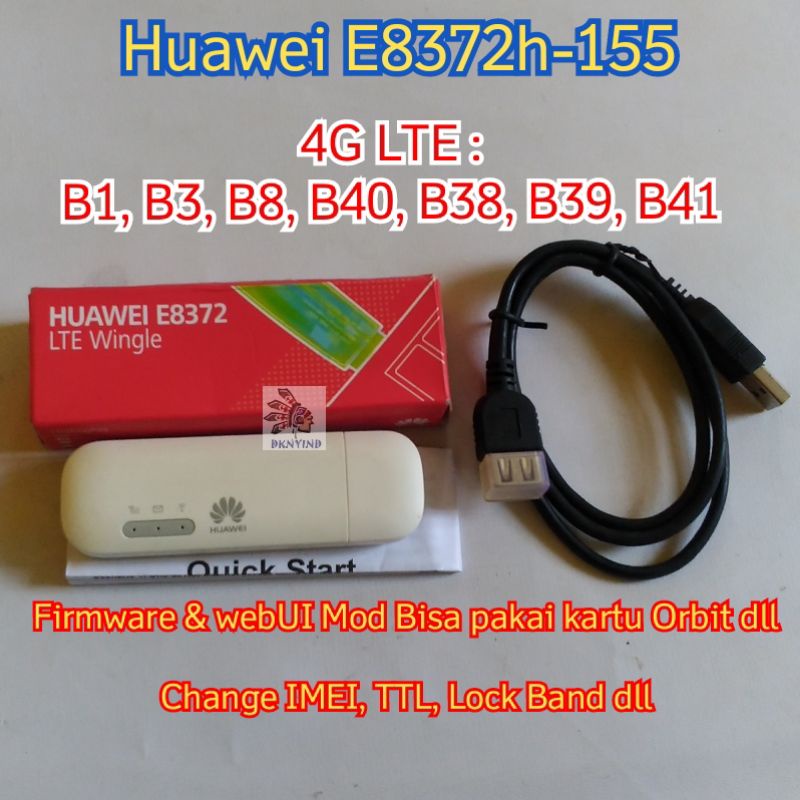 Jual MOD Modem USB Wifi Mifi Huawei E8372 Wingle sudah Mod All Opsel E8372h-155 | Shopee Indonesia