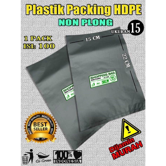 Jual Plastik Packing Paket HD Non Plong Anti Sobek Ukuran 15x22 cm ...