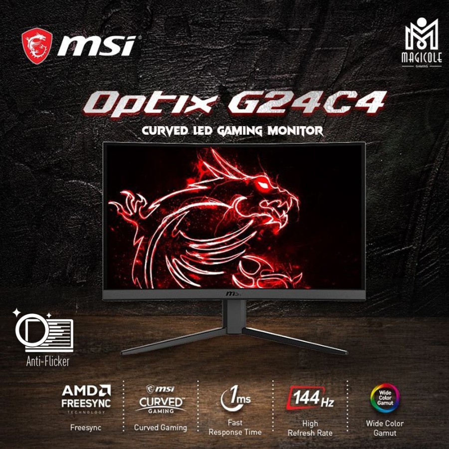 Jual MSi Optix G24C4 - Gaming Monitor | Shopee Indonesia