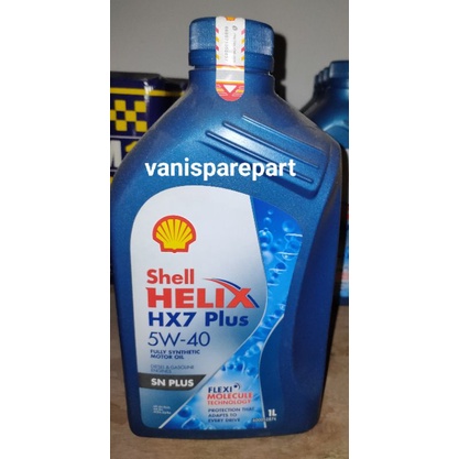 Jual OLI SHELL HELIX HX7 PLUS 5W 40 UKURAN 1LITER | Shopee Indonesia
