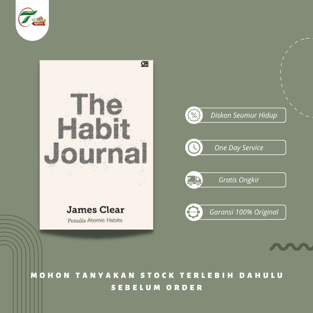 Jual READY STOCK!! THE HABIT JOURNAL / Atomic Habits ( Perubahan Kecil ...