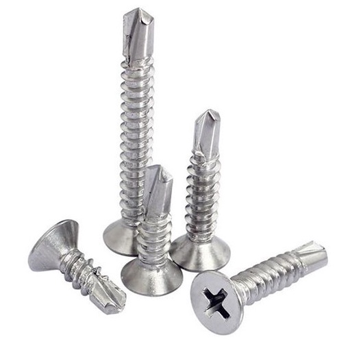 Jual Sekrup Roofing Kepala Rata Flat Head Drill Screw 8 x 1 Inch ...