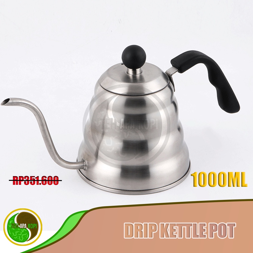 Jual TEKO STAINLESS TEKO LEHER ANGSA COFFEE MAKER POT V60 DRIP KETTLE ...