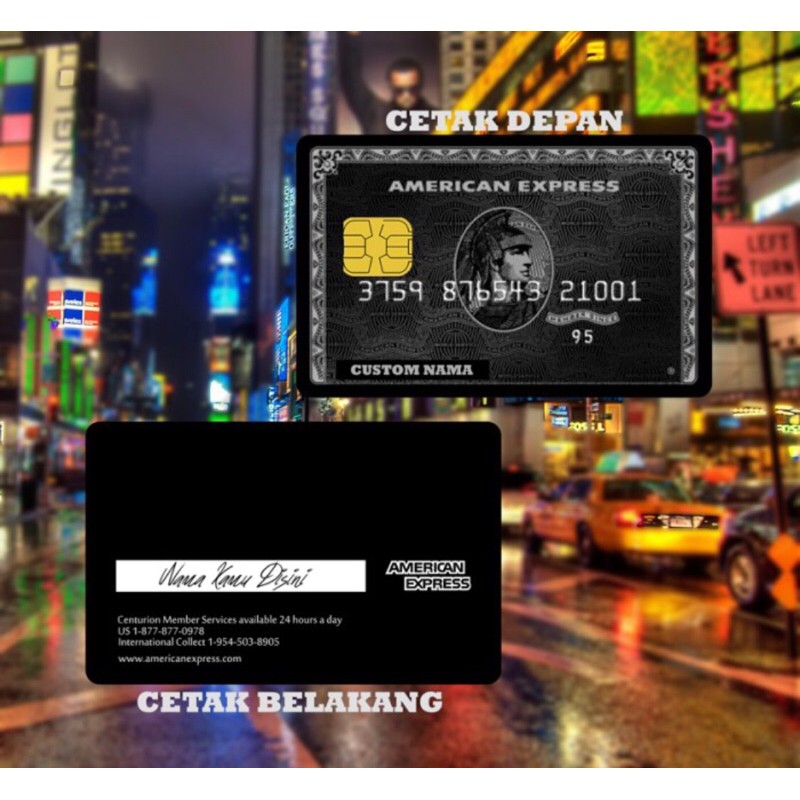 Jual KARTU FLAZZ BCA GEN 2 CUSTOM | EMONEY DESIGN AMEX BLACK CARD E ...