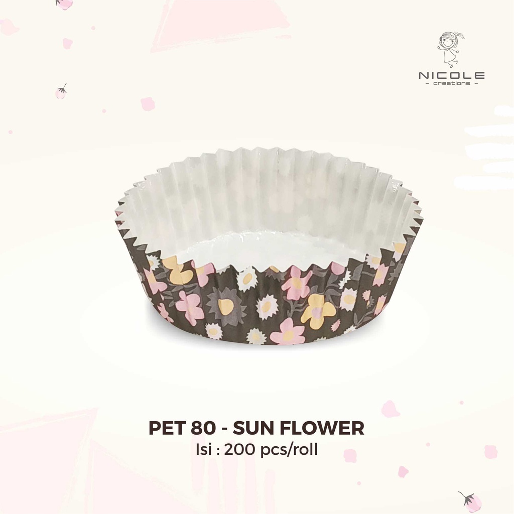 Jual PET/Cup Roti/Wadah Roti/Kertas Baking Roti/Paper Cup/Cup Case 80 ...