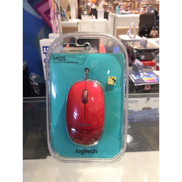 Jual mouse logitech M105 red | Shopee Indonesia