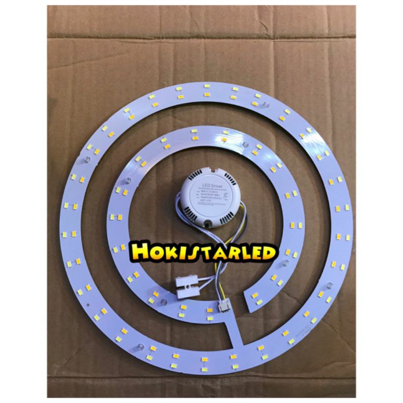 Jual Refil tl ring led 3 warna 18w 18watt 18 w module led plafon ...