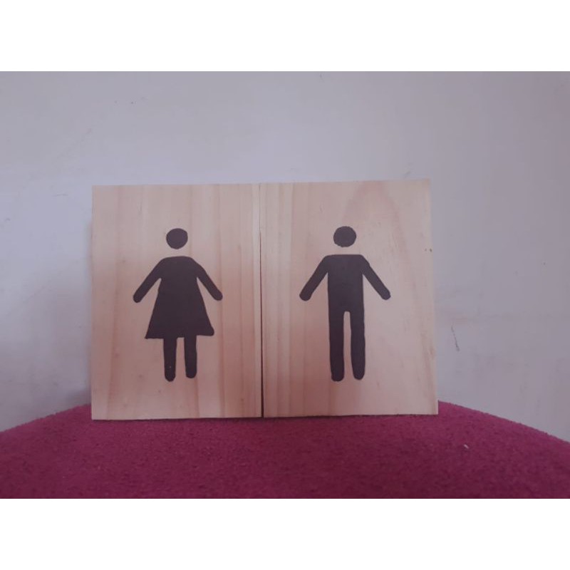 Jual TANDA TOILET PRIA/WANITA KAYU PINUS / WOODEN TOILET SIGN | Shopee ...