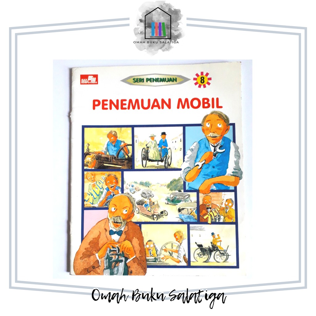 Jual buku bacaan anak SERI PENEMUAN PESAWAT TERBANG, TELEVISI, MOBIL ...