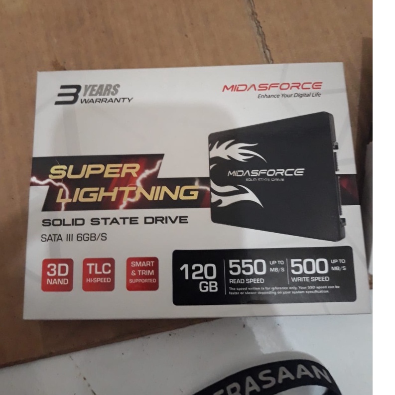 Jual SSD 120GB MIDASFORCE SATA III SUPER LIGHTNING 120 gb | Shopee ...