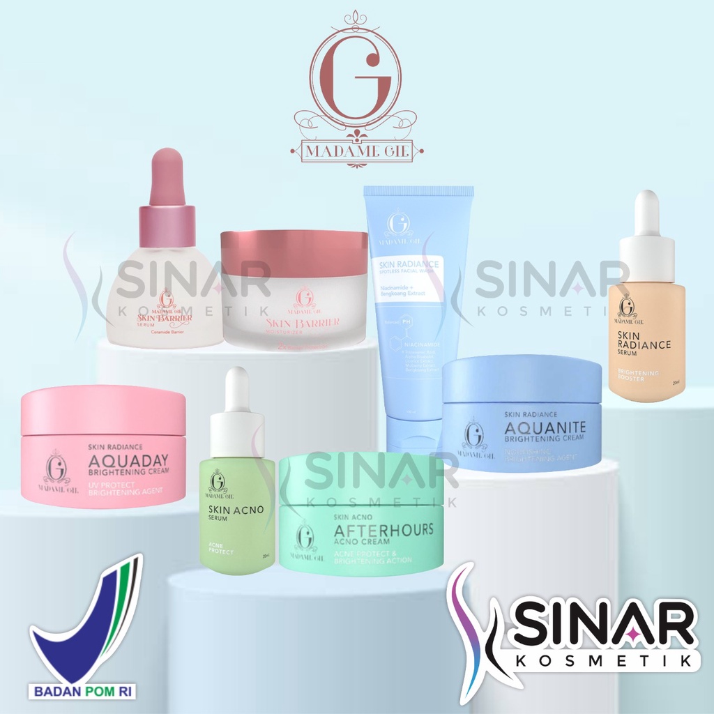Jual Madame Gie Skin Barrier Moisturizer | Aquaday / Aquanite / Afterhours Acno / Aquanite Cream ...