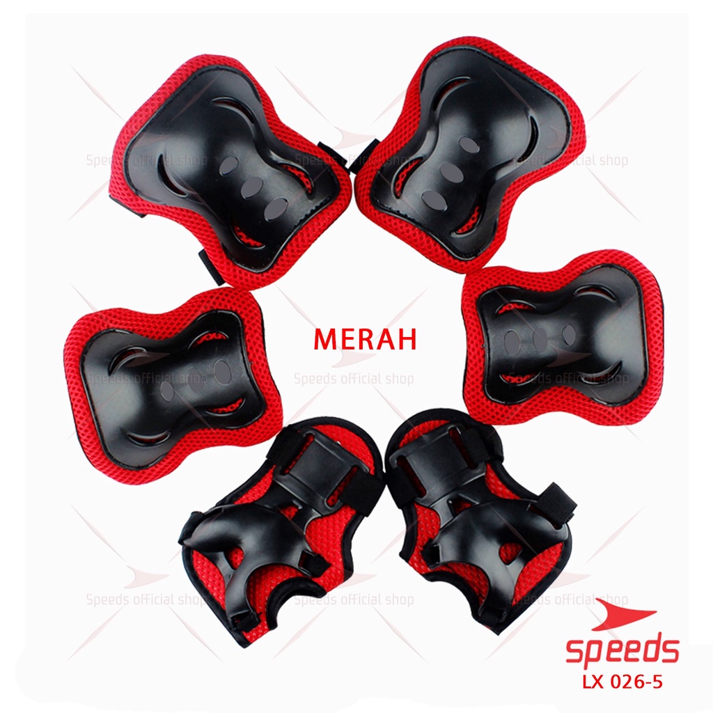 Jual SPEEDS Set Deker Dekker Deckker Anak Inline Pelindung Lutut Siku ...