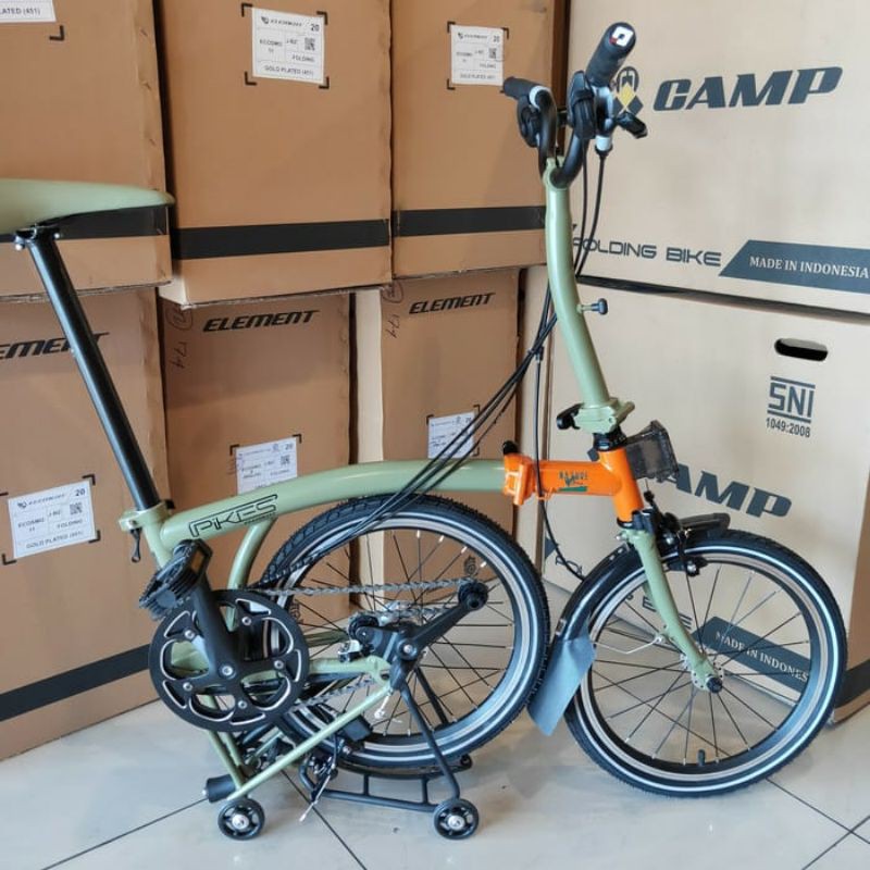 Jual sepeda Element pikes gen 2 nature green orange | Shopee Indonesia