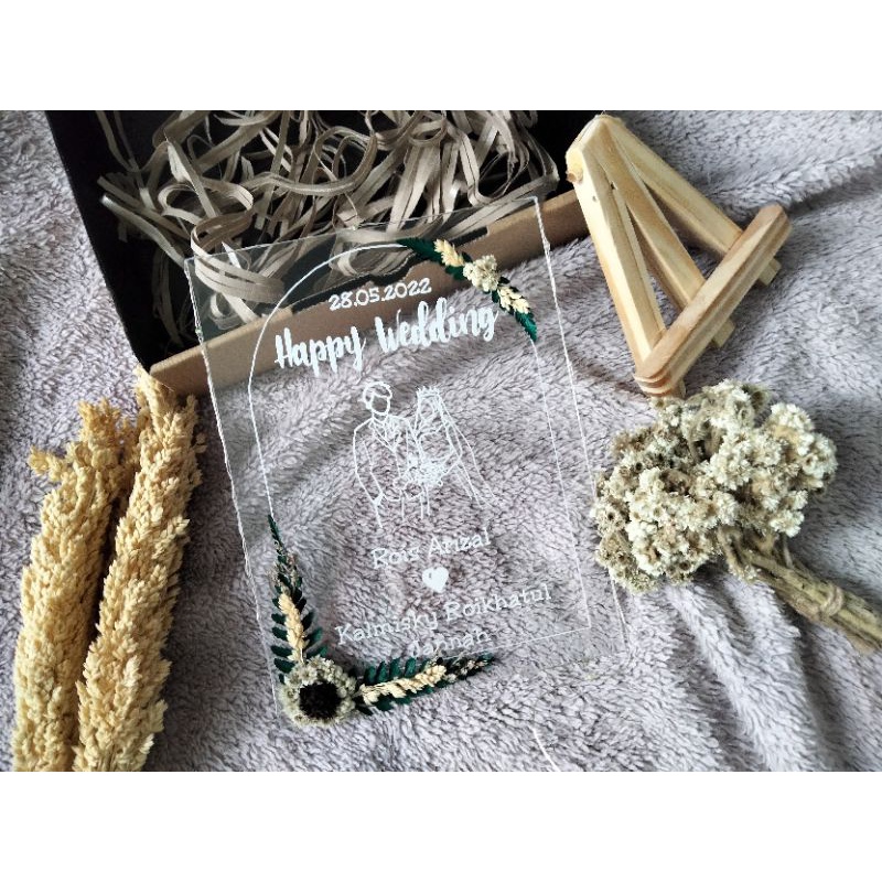 Jual Souvenir Akrilik Custom Murah Kado nikah Hadiah Wisuda kado ultah ...