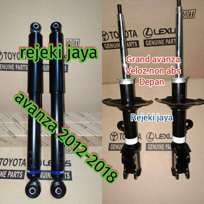 Jual shock breaker avanza 2012-2018 depan belakang original | Shopee ...