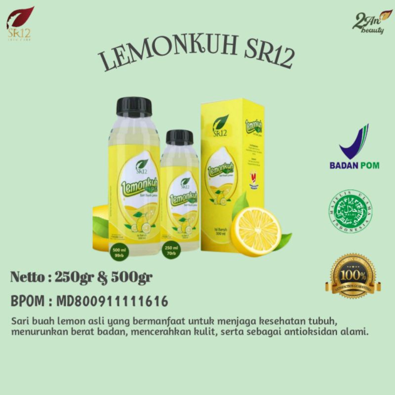 Jual Lemonkuh Sr12 Sari Buah Jeruk Lemon Segar Murni | Shopee Indonesia
