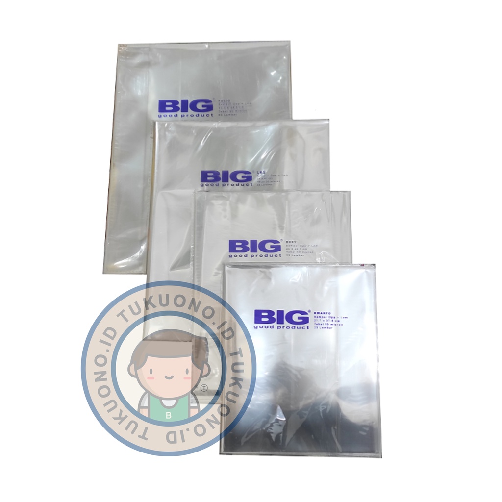 Jual (+PEREKAT) BIG SAMPUL BUKU | SAMPUL OPP + LEM | Bahan PLASTIK ...