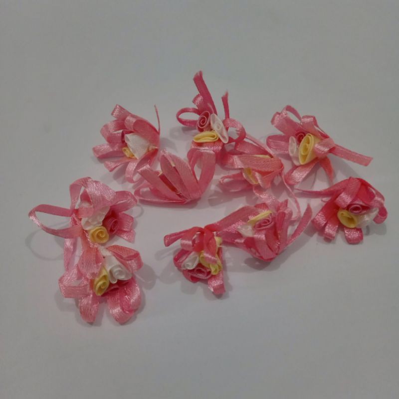 Jual Bunga pita kecil/aplikasi bunga pita/pita hias | Shopee Indonesia
