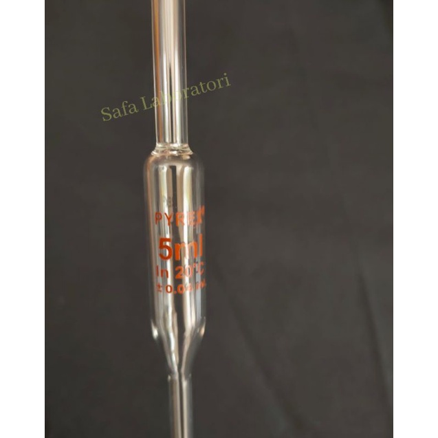 Jual Pipet Volume 5ml / Pipet Gondok 5ml Pyrex | Shopee Indonesia
