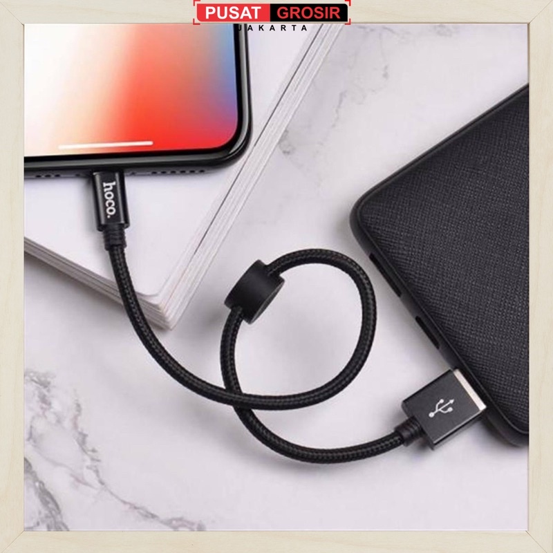 Jual PGJ Hoco X35 Kabel data Cable Data iPhone Lightning / USB Cable Type-C Travel 25CM Original ...