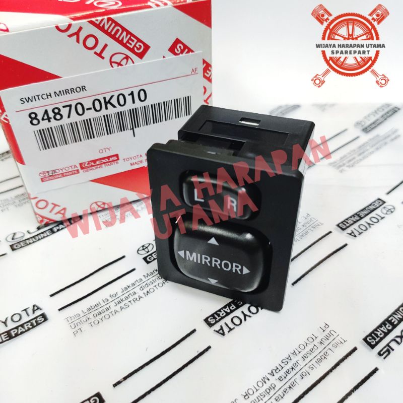 Jual Switch Saklar Mirror Kaca Spion Innova Fortuner Yaris Vios ...