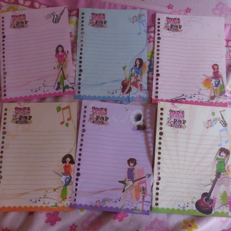 Jual Harvest langka limited edition KOREAN POP GIRLS loose leaf (isian ...