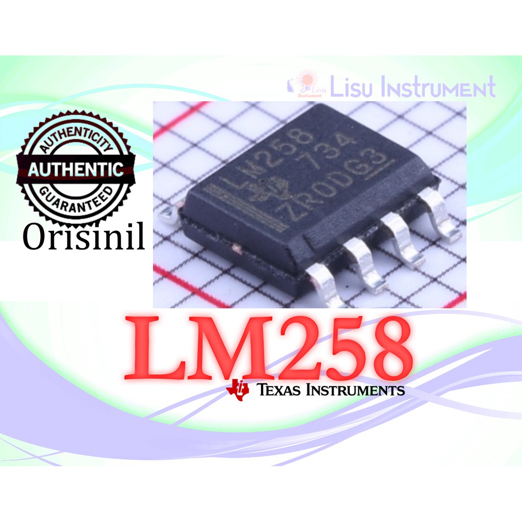 Jual LM258DR LM258 LM258DR2G LM258DT Industrial Grade Dual Operational Amplifiers SOIC-8 ...