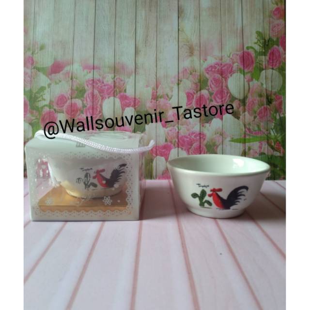 Jual Isi (12pcs) Souvenir Mangkok Ayam Keramik Mini | Shopee Indonesia