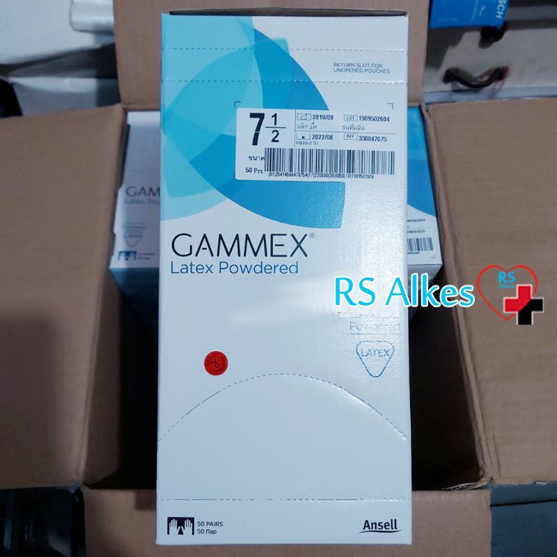 Jual Sarung Tangan Medis Steril Gammex Hand Scoon Handscoon Gammex ...