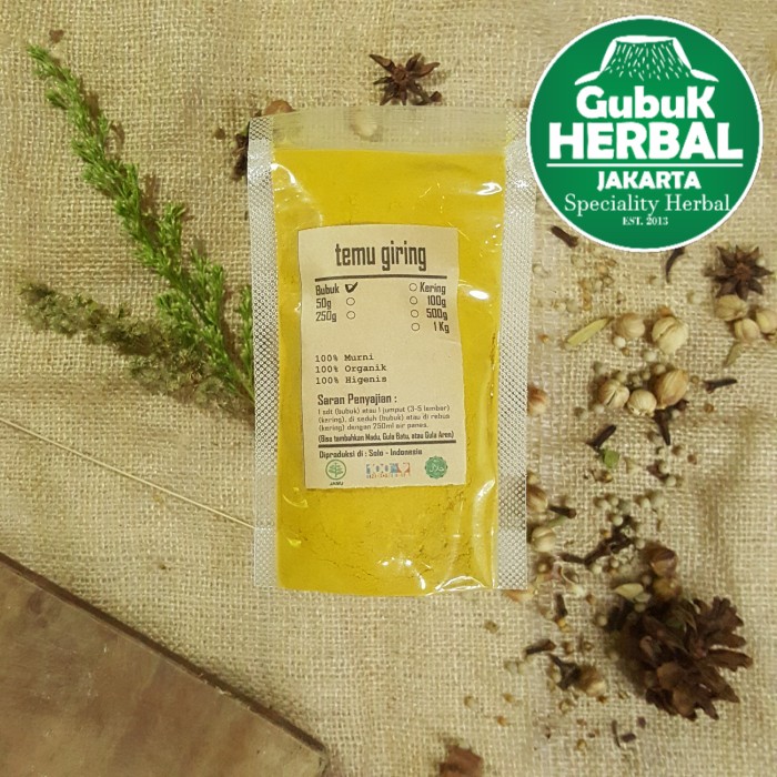 Jual TEMU GIRING BUBUK 1000 GRAM / 1 KG - REMPAH - MURNI TANPA GULA ...