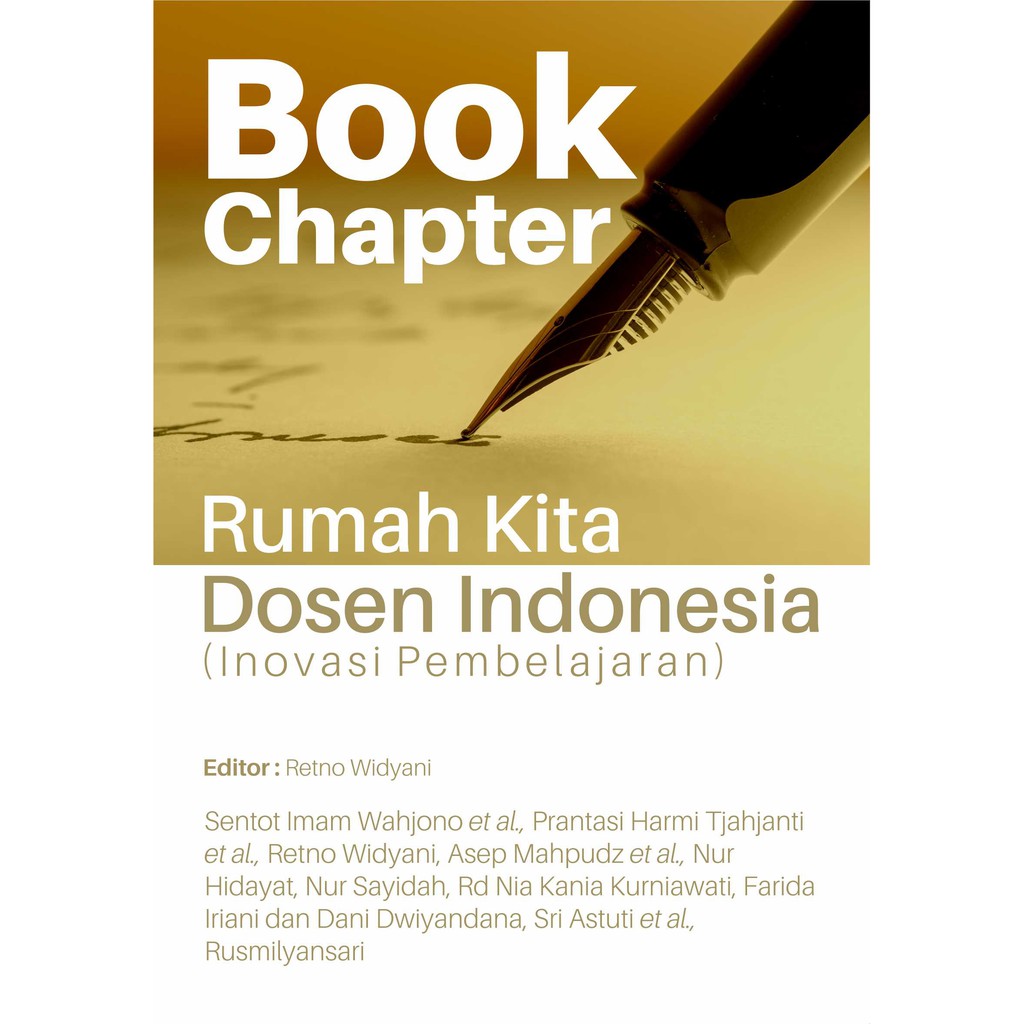 Jual Buku Book Chapter Rumah Kita-Dosen Indonesia (Inovasi Pembelajaran ...