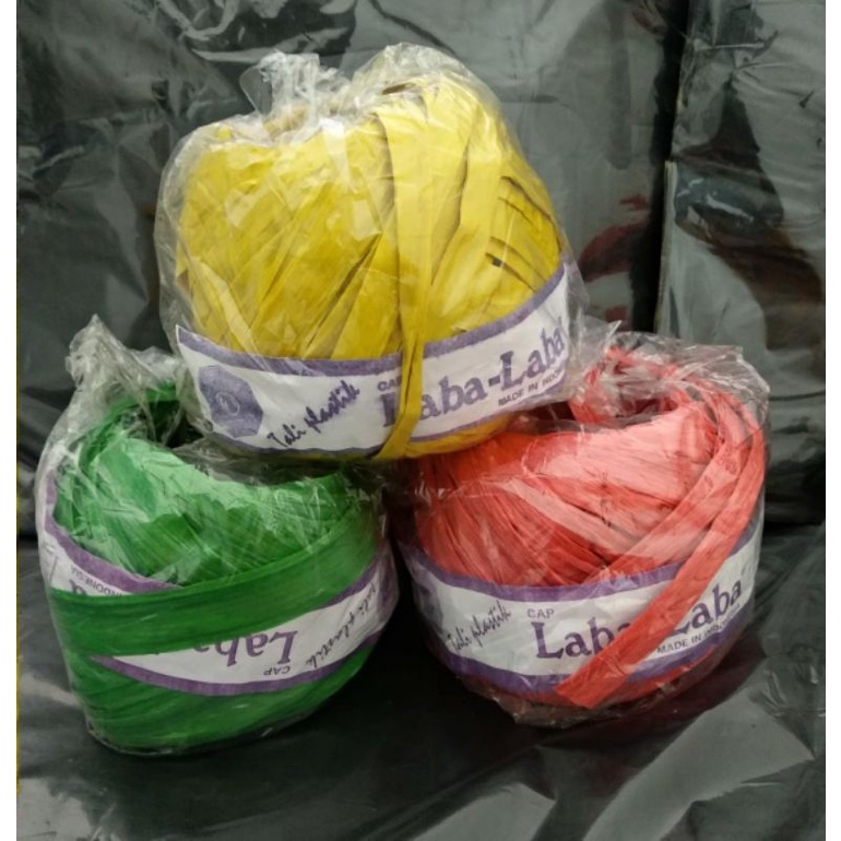 Jual Rafia 1 ons tali rafia warna tali plastik | Shopee Indonesia