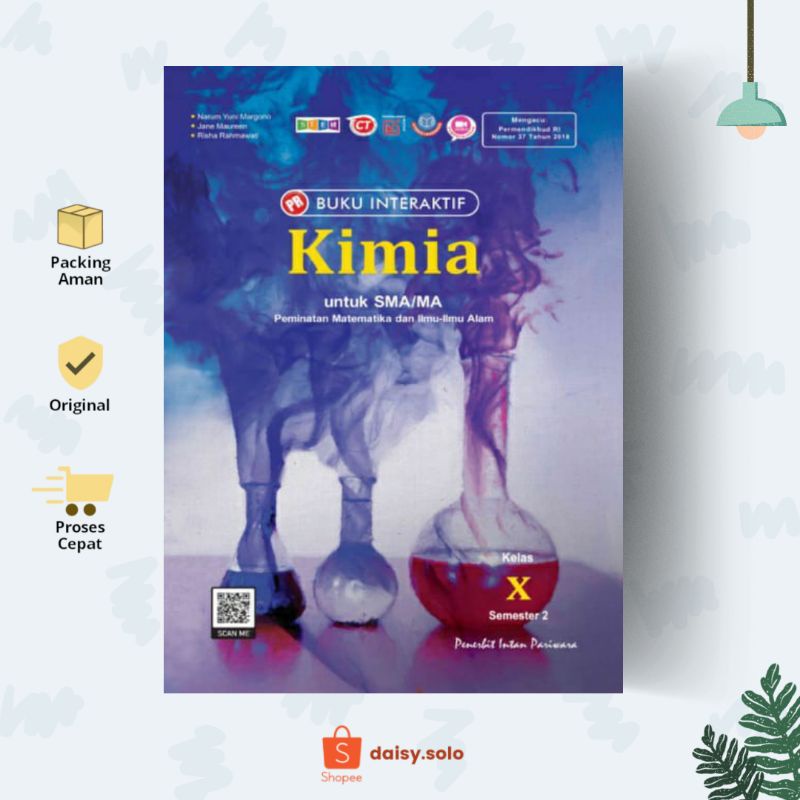 Jual INTAN PARIWARA BUKU PR INTERAKTIF KELAS 10 KIMIA PEMINATAN SEMESTER 2 DAN 1 | Shopee Indonesia
