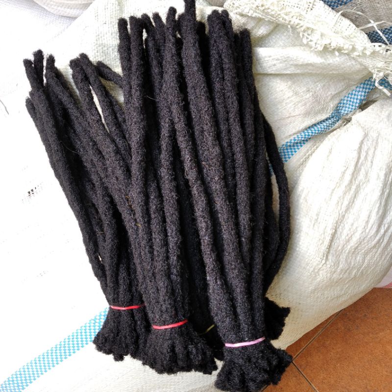 Jual PROMO Rambut gimbal / dreadlock hitam panjang 35cm menerima grosir ...