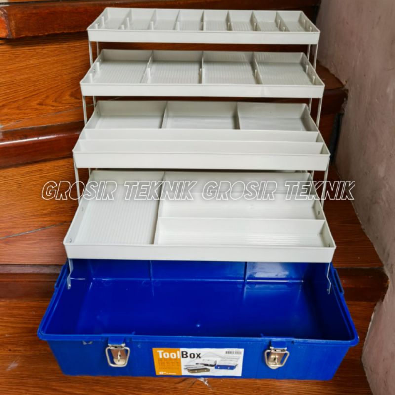 Jual Tools Box Shuter Original Taiwan Tool Box 4 Susun Bok Penyimpanan ...
