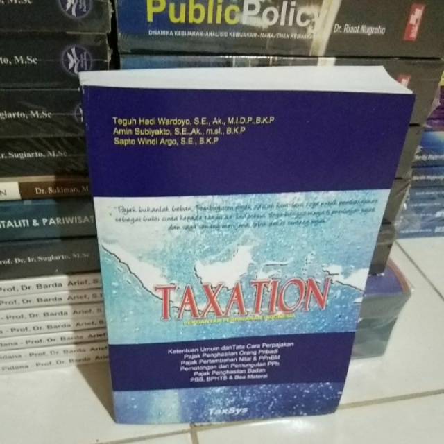 Jual TAXATION.Pengantar perpajakan Indonesia | Shopee Indonesia