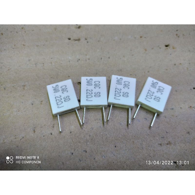 Jual Resistor 5W 0.22ohm Noble 10pcs | Shopee Indonesia